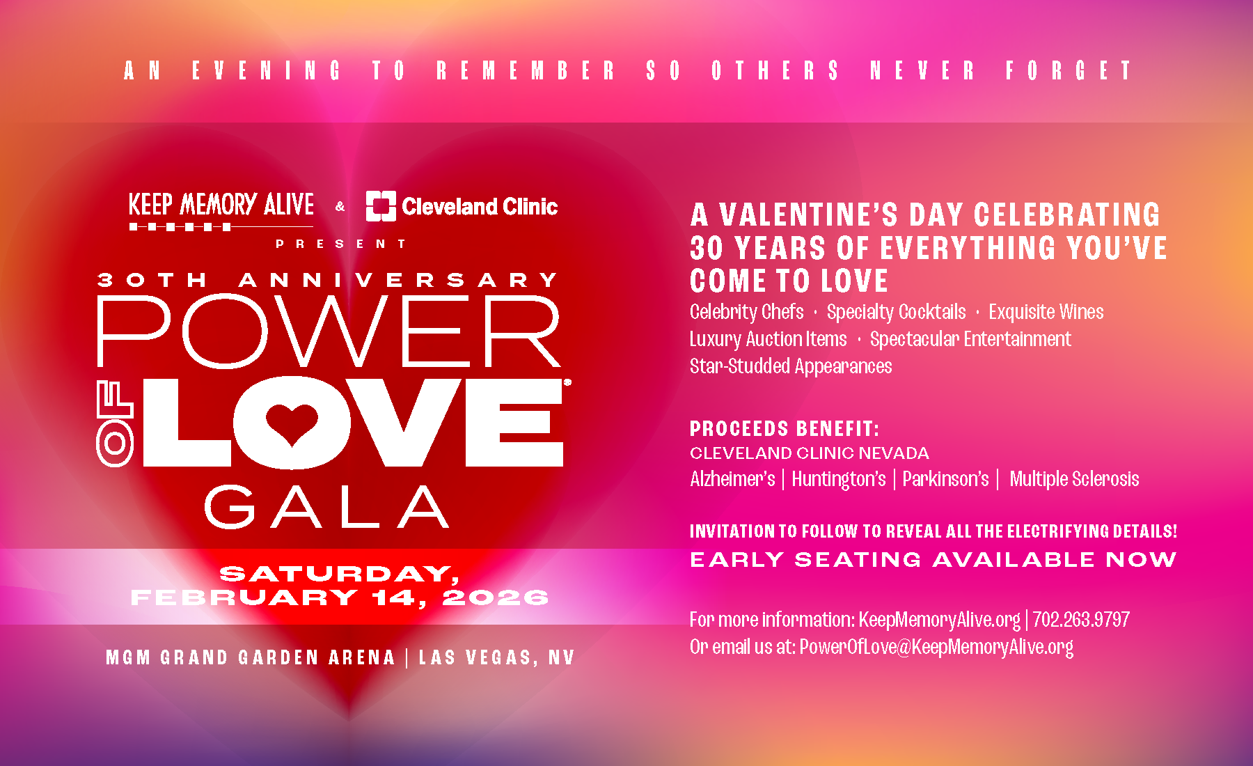 Power of Love® Gala | Keep Memory Alive